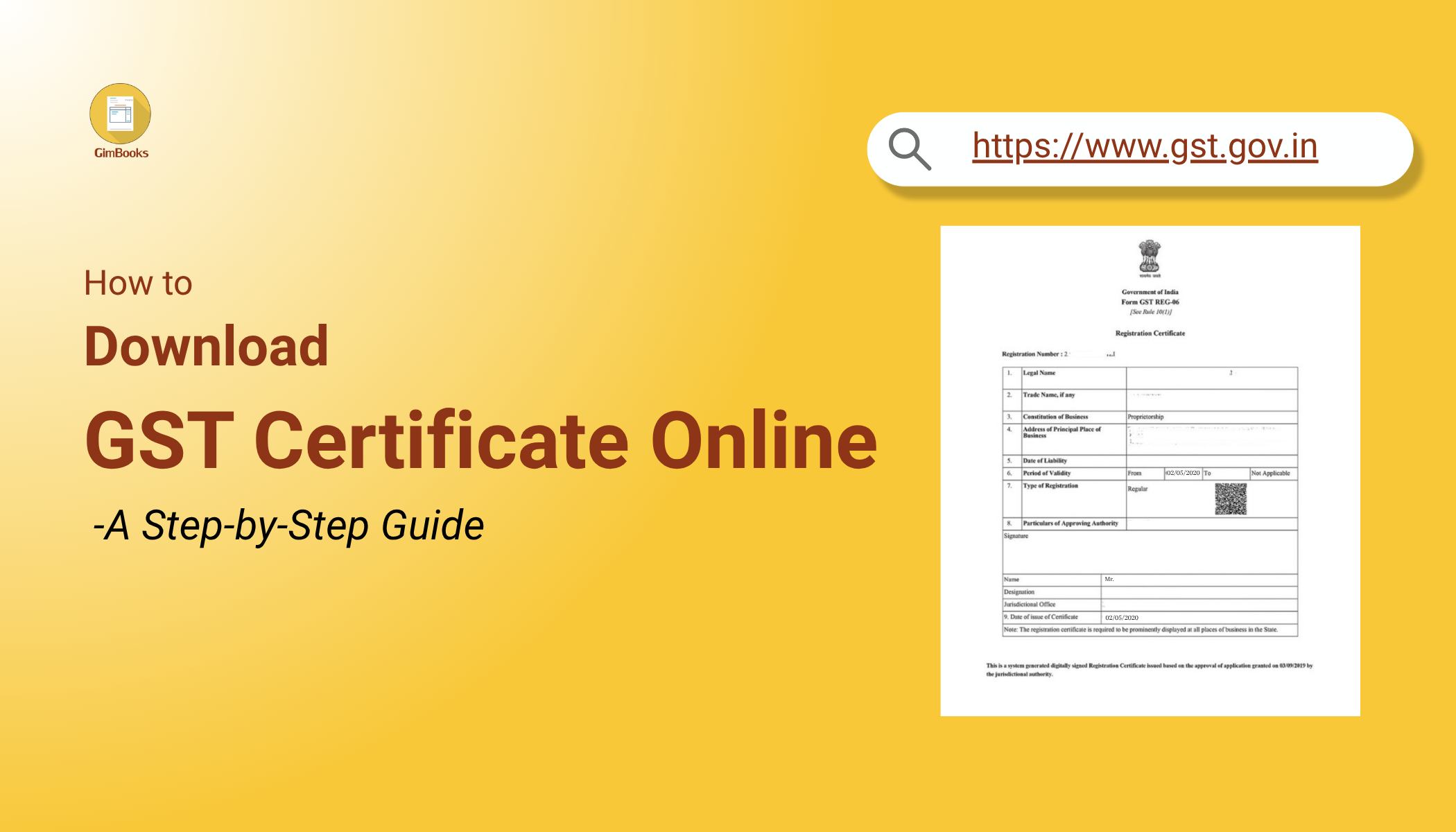 Download GST Certificate Online – 2025 Step-by-Step Guide