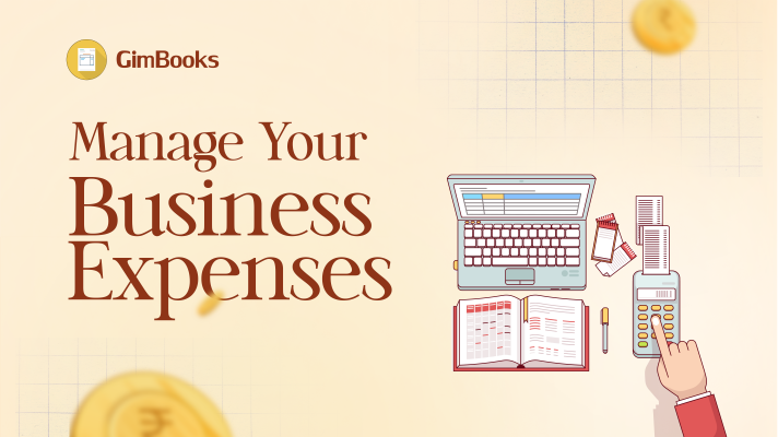Manage your business expenses for MSME with GimBooks app