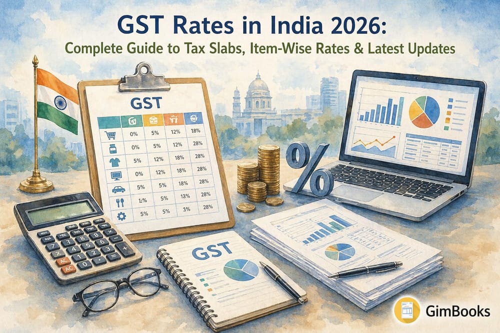 GST Rates in India 2026: Slabs, List & Latest Updates