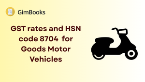 GST Rates & HSN Code 8704 for Goods Motor Vehicles (2025)