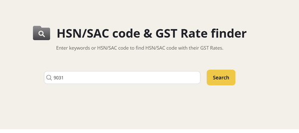 GST Rates and HSN Code 9031 for Measuring Instruments